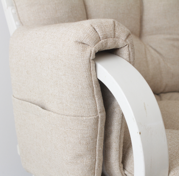 Wingback Glider Rocker Replacement Cushions for a 4-Post Rocking Chair - Miss Polly's Piece Goods