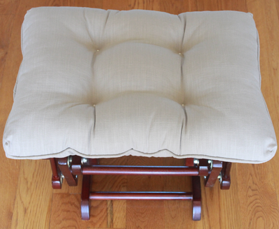 Glider Replacement Cushions for a Round Top Glider Rocker or Rocking C ...