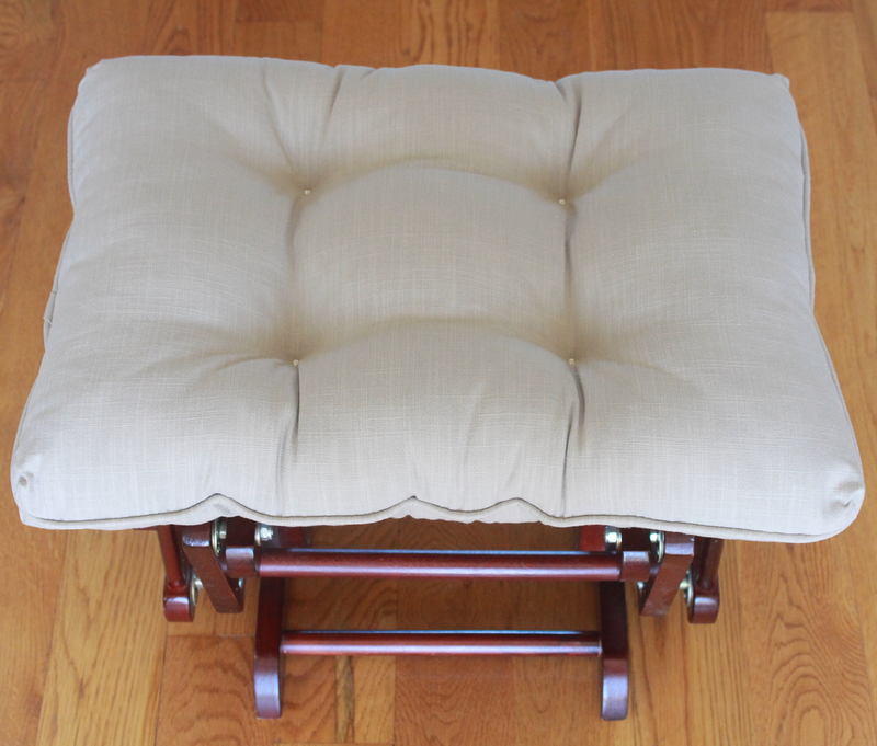 Wingback Glider Rocker Replacement Cushions for a 4-Post Rocking Chair ...