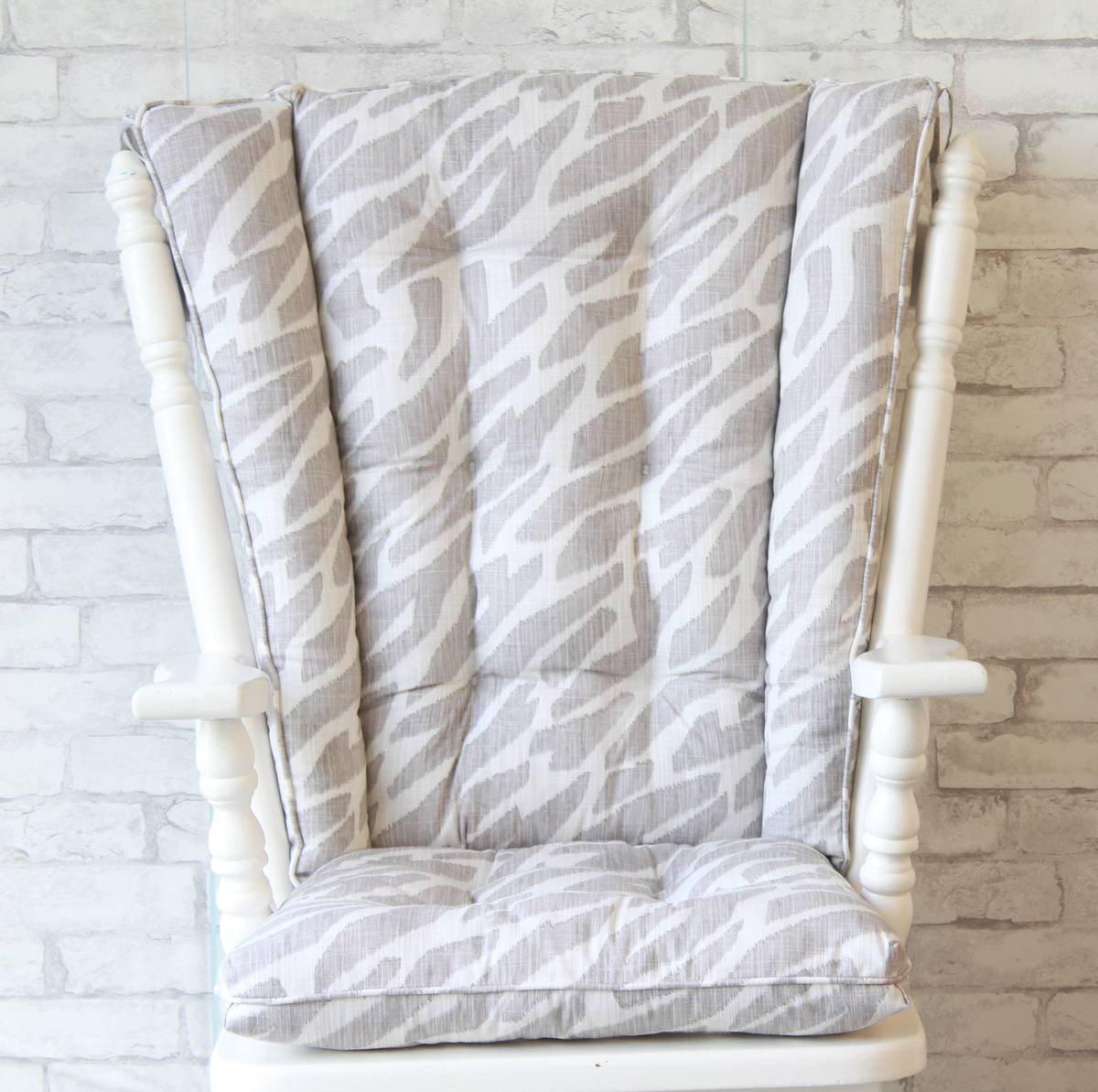 Wingback Glider Rocker Replacement Cushions for a 4-Post Rocking Chair ...